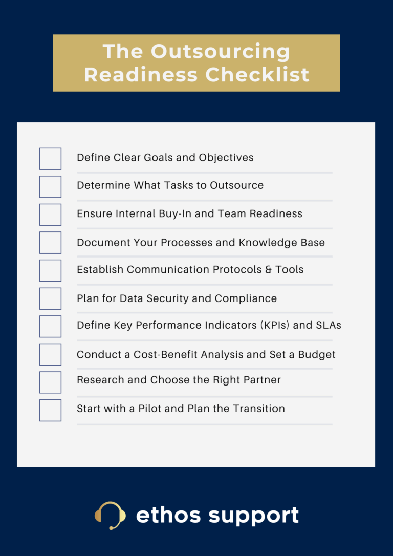 The Only Outsourcing Checklist You Need | Ethos Support